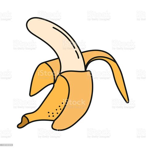 바나나 과일 아이콘입니다 건강 식품 신선한 유기농 다이어트 벡터 그림 0명에 대한 스톡 벡터 아트 및 기타 이미지 0명