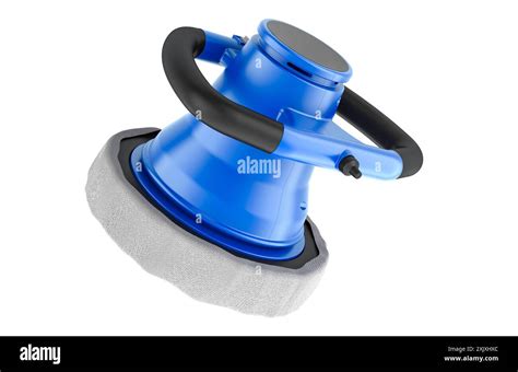 Blue Portable Buffer Polisher For Car Detailing Polishing Waxing 3d