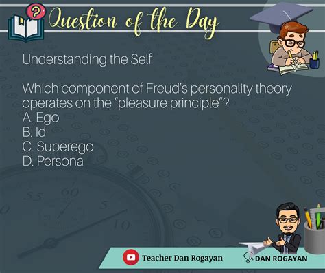 Sir Understanding The Self Which Component Of Freuds Personality Theory Operates On The