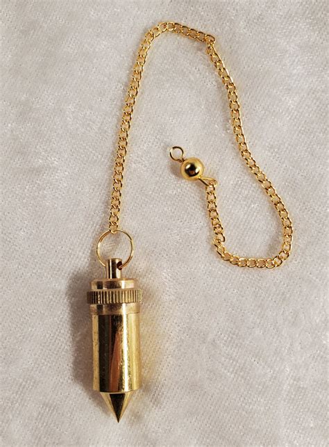 Brass Pendulum With Chamber Cosmic Delights