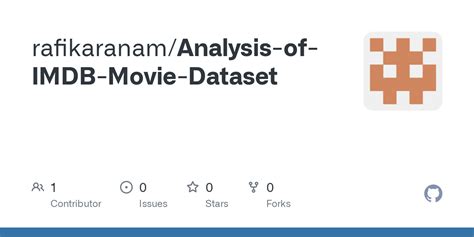 Github Rafikaranam Analysis Of Imdb Movie Dataset