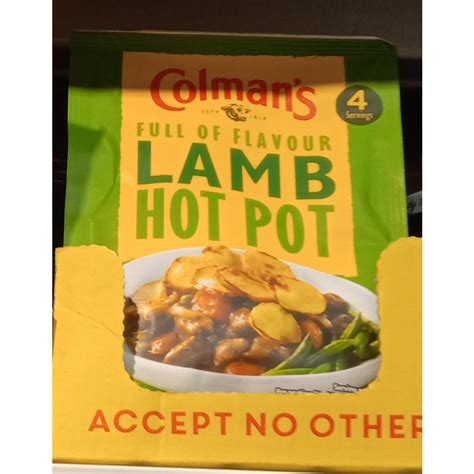 Colmans Lamb Hotpot Mix 30g Shopee Malaysia