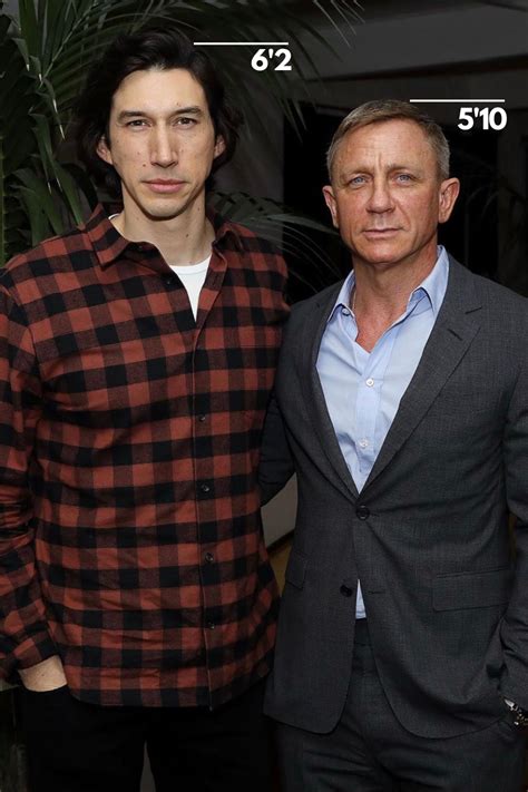 Daniel Craig Height With Visual Comparisons Heartafact
