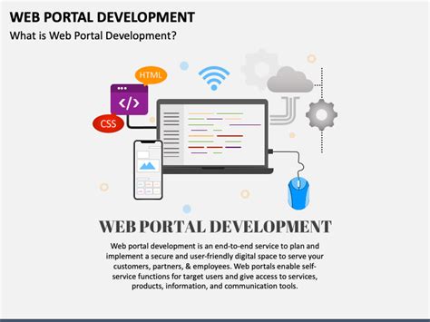 Web Portal Development PowerPoint And Google Slides Template PPT Slides