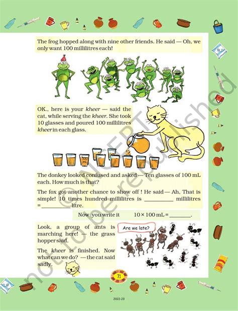 NCERT Book For Class 4 Maths Chapter 7 Jugs And Mugs IndCareer Schools