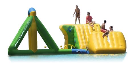 Parque acuático en playa