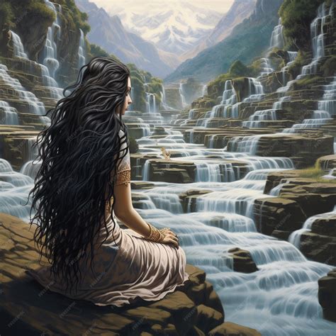 Premium Ai Image Goddess Parvati Devi Goddess Parvati Devi Poster