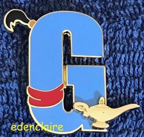 Disney Dsf Dssh Le 300 Pin Genie G Aladdin Surprise Alphabet Series