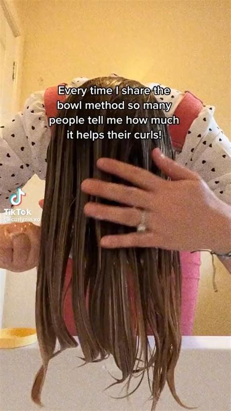 Bowl Method For Curly Hair Video Wavy Hair Tips Curly Hair Care