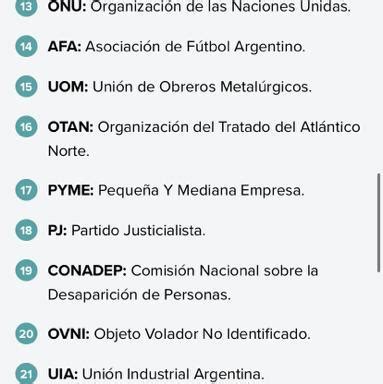 ESCRIBA 15 SIGLAS CON SU SIGNIFICADO HELPPP ES PARA LITERATURA