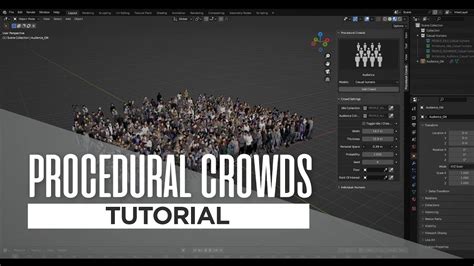 Procedural Crowds Tutorial YouTube