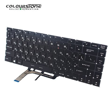 Gs Keyboard For Msi Gs Gs Vr Ms Q Series Laptop Black Ru Keyboard Backlit Without Frame