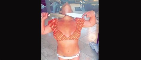 Britney Spears Puts Knives To Her Own Throat In Disturbing New Dancing