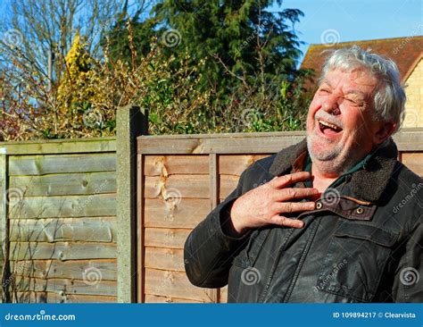 Senior Or Elderly Man Laughing Stock Image Image Of Happy Eyes