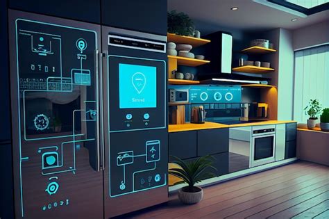 Premium Photo Smart Home Interface With Augmented Realty Of Iot
