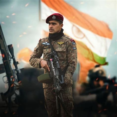 Garud Commando Hd Photo Ghatak Forces Photo Army Images Indian Army