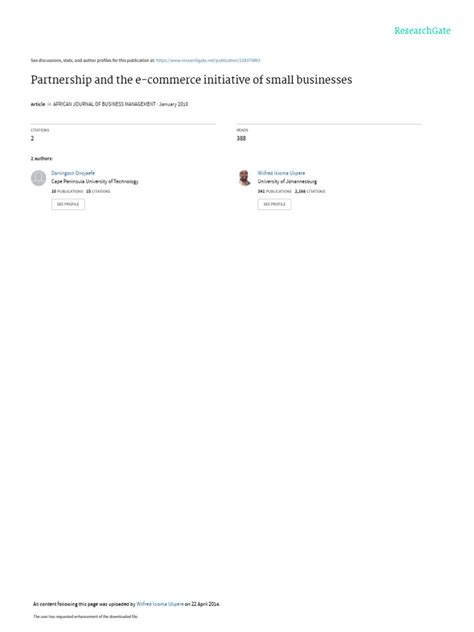 Partnership Pdf Brand Information And Communications Technology