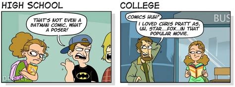 High School Vs College As A Nerd