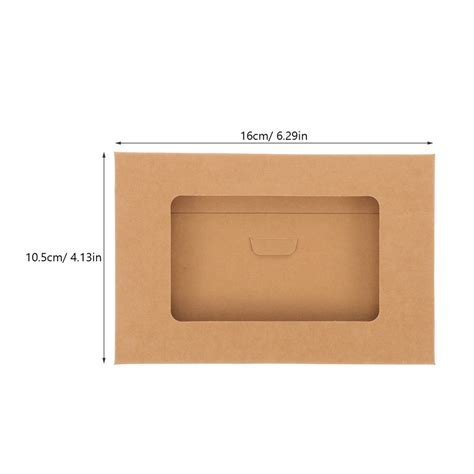 창 봉투 상자 종이 상자 엽서 보관 용기 포장 가방 빈 포장 10 개 인쇄제품