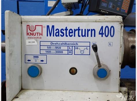 Used Knuth Masterturn Lathe Hgr Industrial Surplus