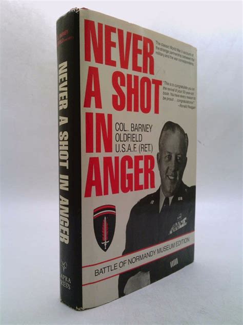 Never A Shot In Anger By Col Barney Usaf Oldfield Etsy