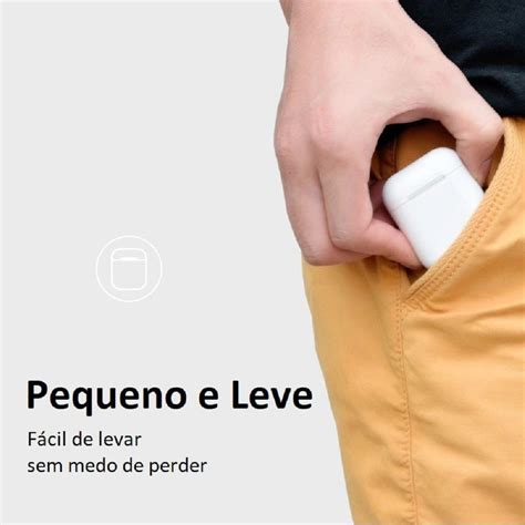 2 Unidades Fone De Ouvido Bluetooth 50 Sem Fio Tws I11 Recarregável