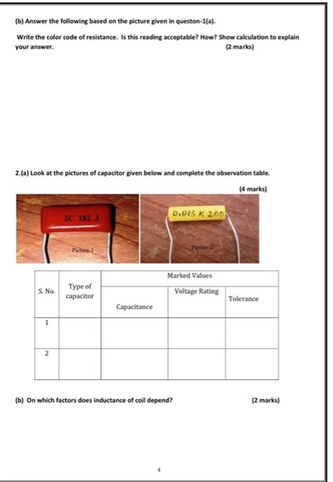 Solved B Answer The Following Based On The Picture Given Chegg
