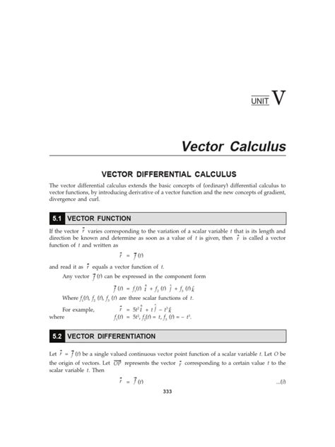 Vector Calculus Pdf Gradient Vector Space