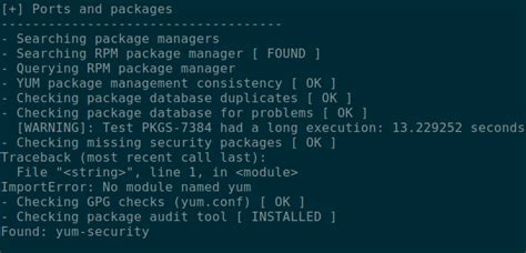 Rhel Importerror No Module Named Yum Issue Cisofy Lynis