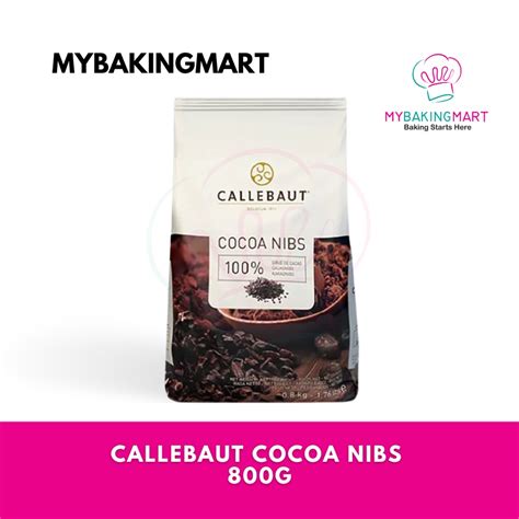 Callebaut Pure Roasted 100 Cocoa Nibs 800g Mybakingmart
