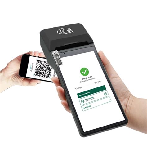 Google Service 4G Qr Scaner NFC Handheld Android POS Terminal Z300 Handheld POS Terminal And