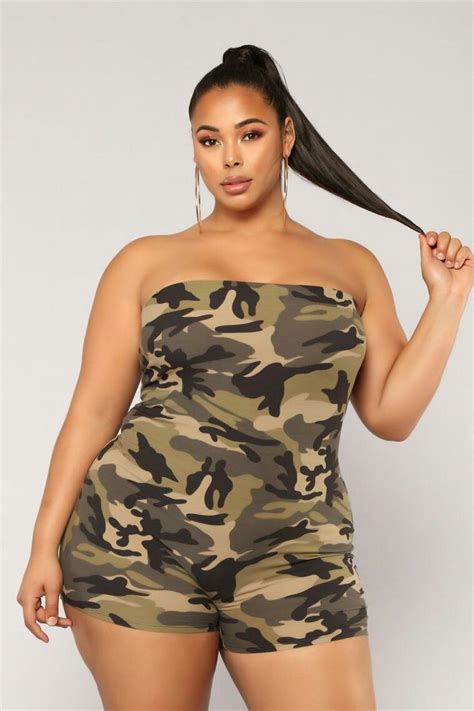 Pin By Terence On Sexxxy I Want To See My Woman In Camo Fashion Tube Top Romper Fashion Nova