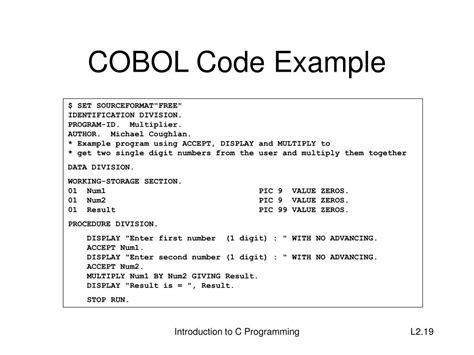 Ppt Lecture 2 Introduction To C Programming Powerpoint Presentation