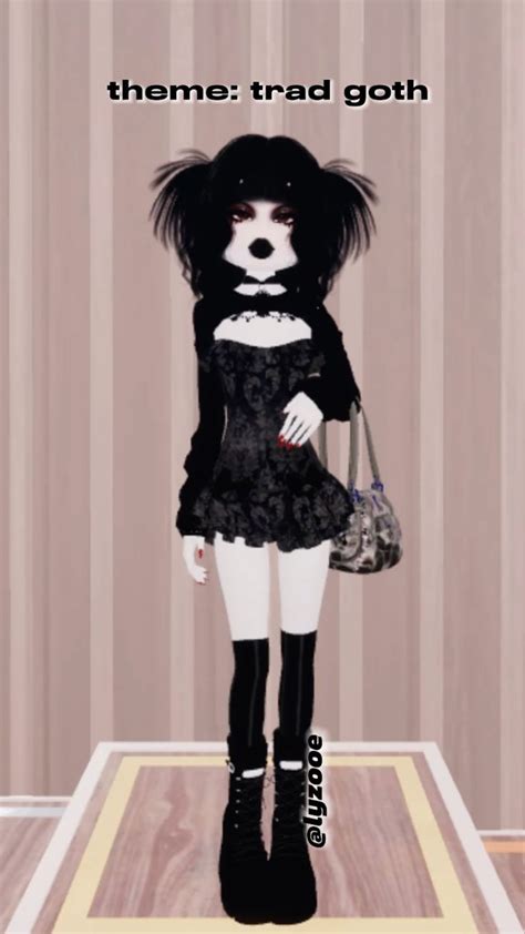 Dress To Impress Theme Trad Goth In 2024 Dress To Impress Dress Impress
