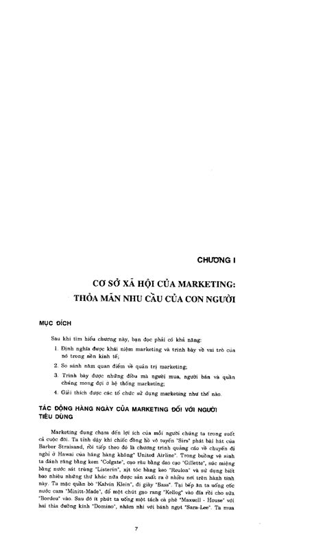 Marketing Căn bản Chu marketing Studocu