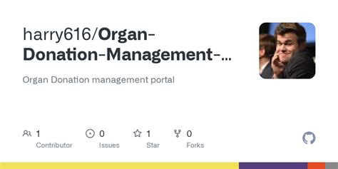 Github Harry616organ Donation Management System Organ Donation