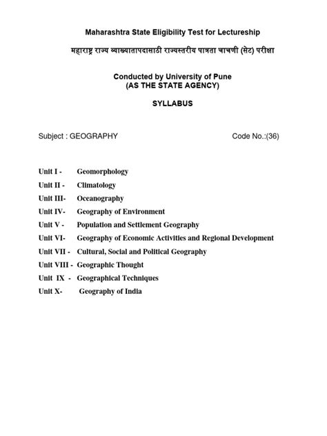 Geography Set Syllabus Pdf Geographic Information System Geography