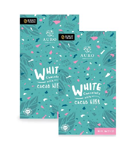 Auro 32 White Chocolate With Cacao Nibs Set Of 2 Lazada Ph