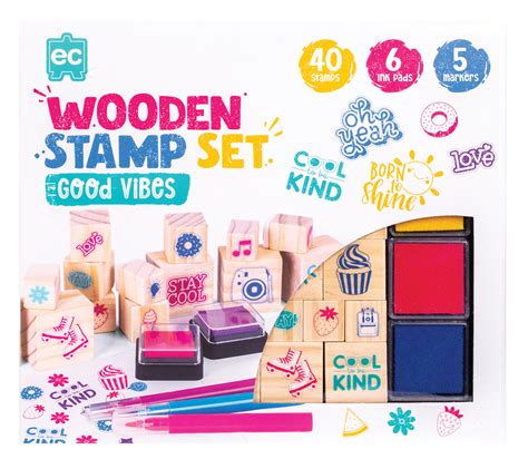 Wooden Stamper Set Educational Vantage