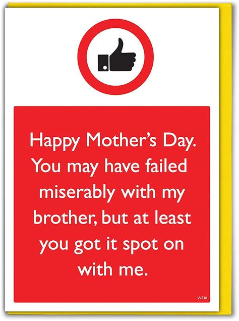 Brainbox Candy Funny Mothers Day Card Wipe Bum Perfect