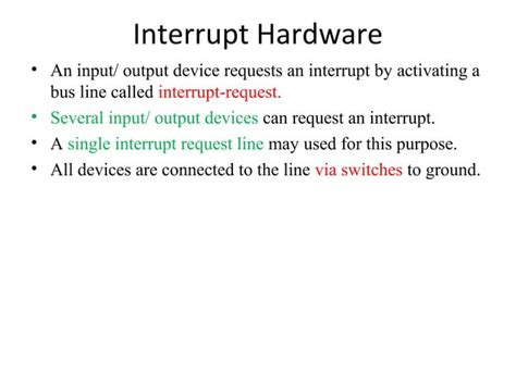 Interrupt Ppt Operating Systems Computer Software And Applications
