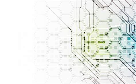 Hi Tech Digital Technology And Engineering Theme Vector Image