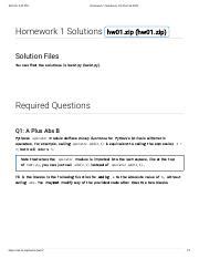 Homework 1 Solutions CS 61A Fall 2022 Pdf 9 21 22 9 45 PM Homework 1