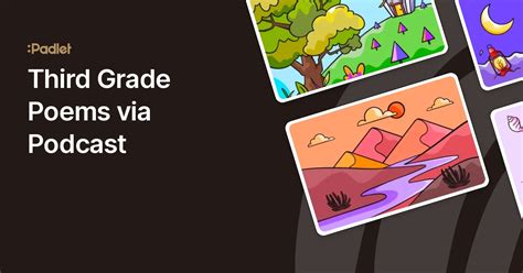 Third Grade Poems Via Podcast