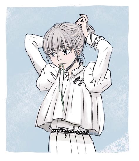 Safebooru 1boy Blue Eyes Fategrand Order Fate Series Green Ribbon