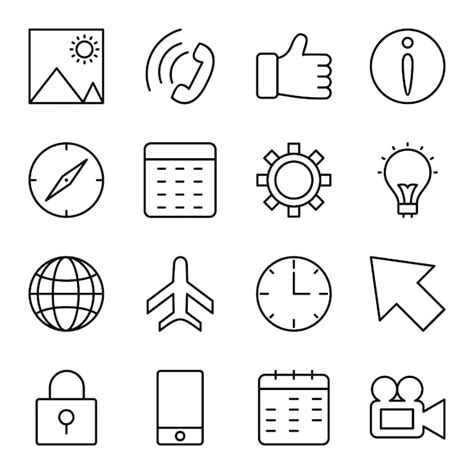 Premium Vector Icon Set Of Basic UI