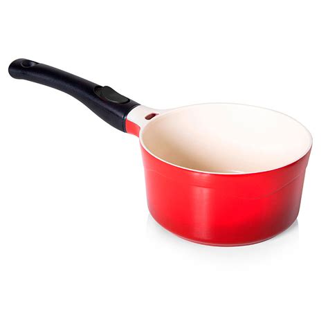 Panela Caçarola Revestimento Cerâmico cm Cabo Vermelha Le Cook Camicado