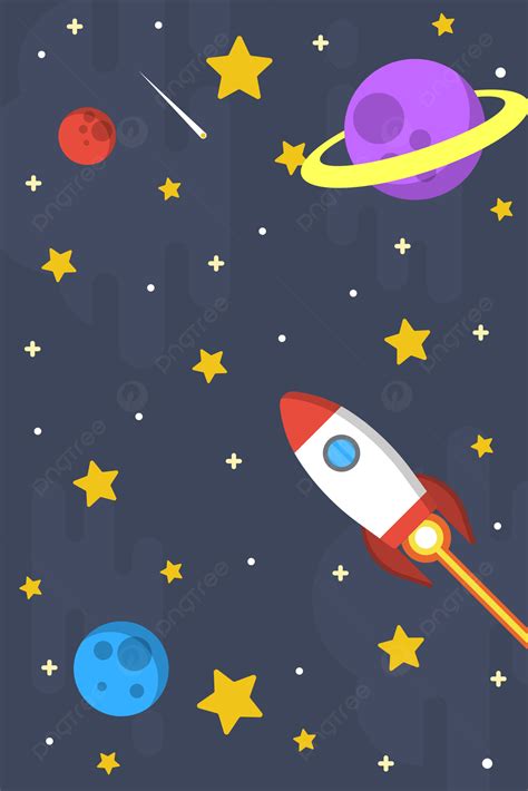 卡通宇宙太空背景 現代 卡通 宇宙 太空 主題 宣傳 推廣 海報 背景背景圖桌布手機桌布圖片免費下載 Pngtree