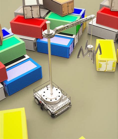 超大型agv起重吊车solidworks 2012模型图纸下载 懒石网