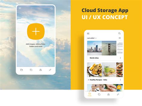 Cloud Storage App Ui Ux Concept On Behance